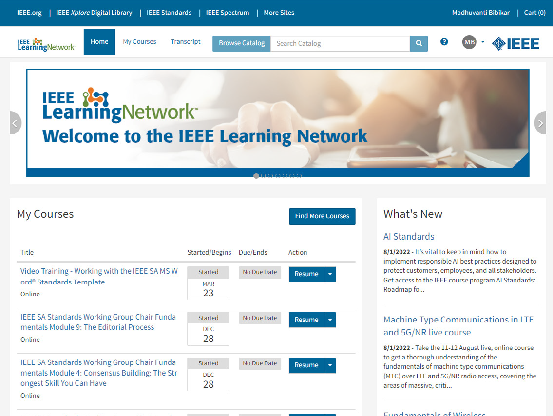 Volunteer ILN User Guide – IEEE