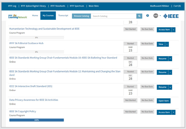 Volunteer ILN User Guide – IEEE