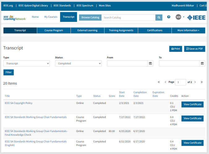 Volunteer ILN User Guide – IEEE